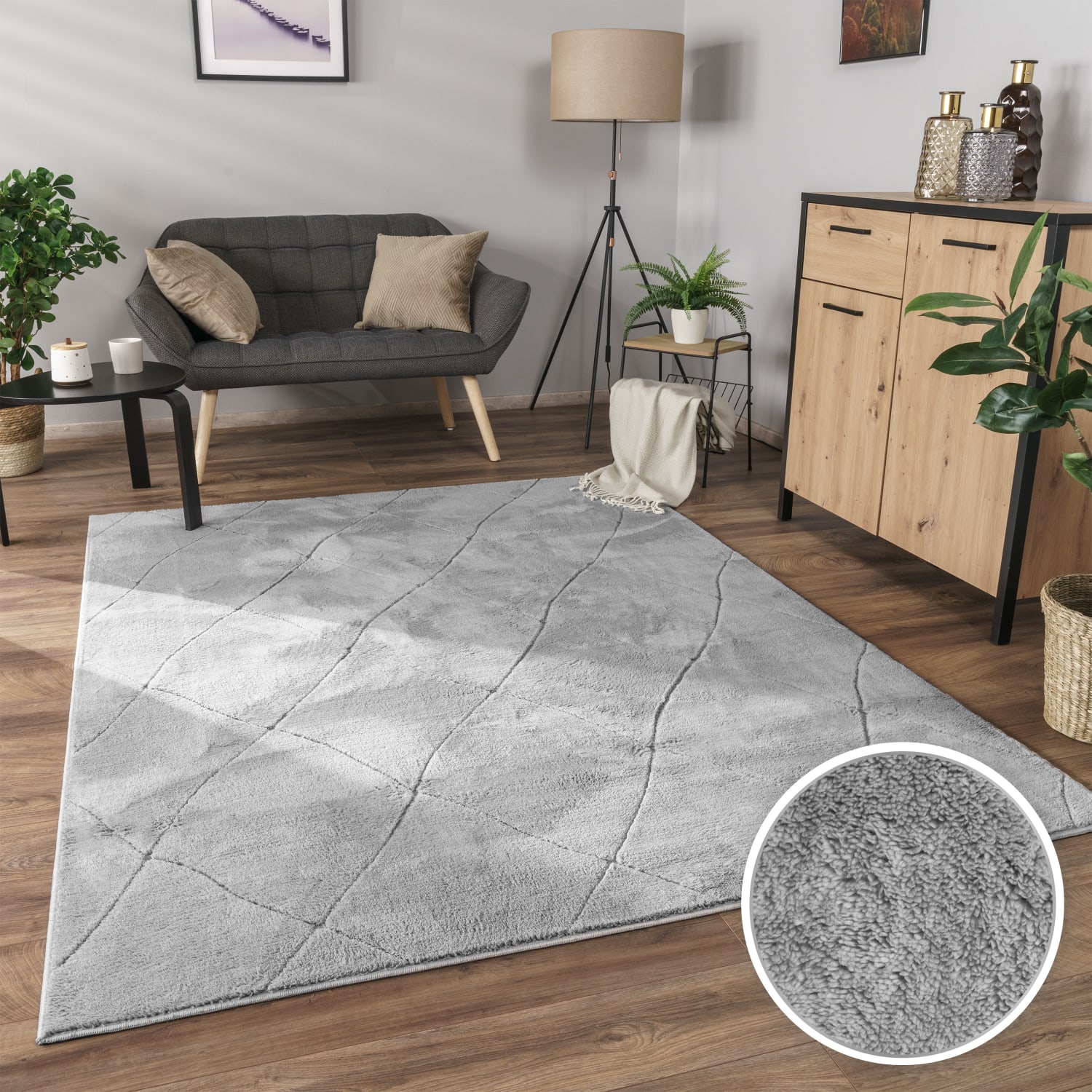 Graue Teppiche online kaufen – stilvoll & bequem